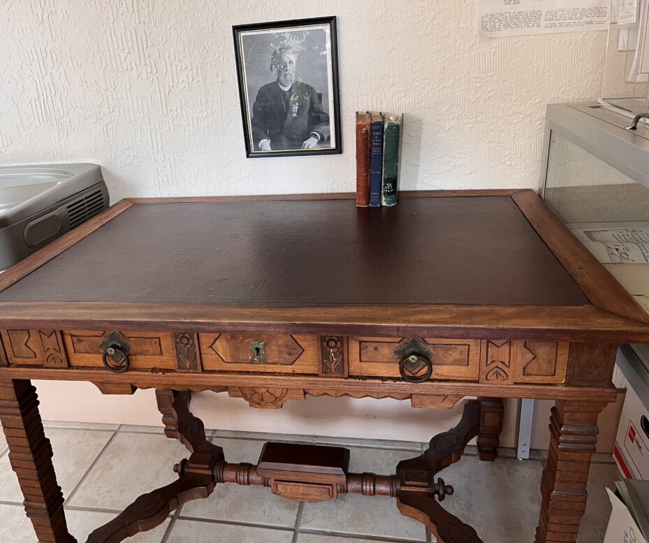Thomas Harwood Desk Comes Home - New Mexico Conference of the United ...